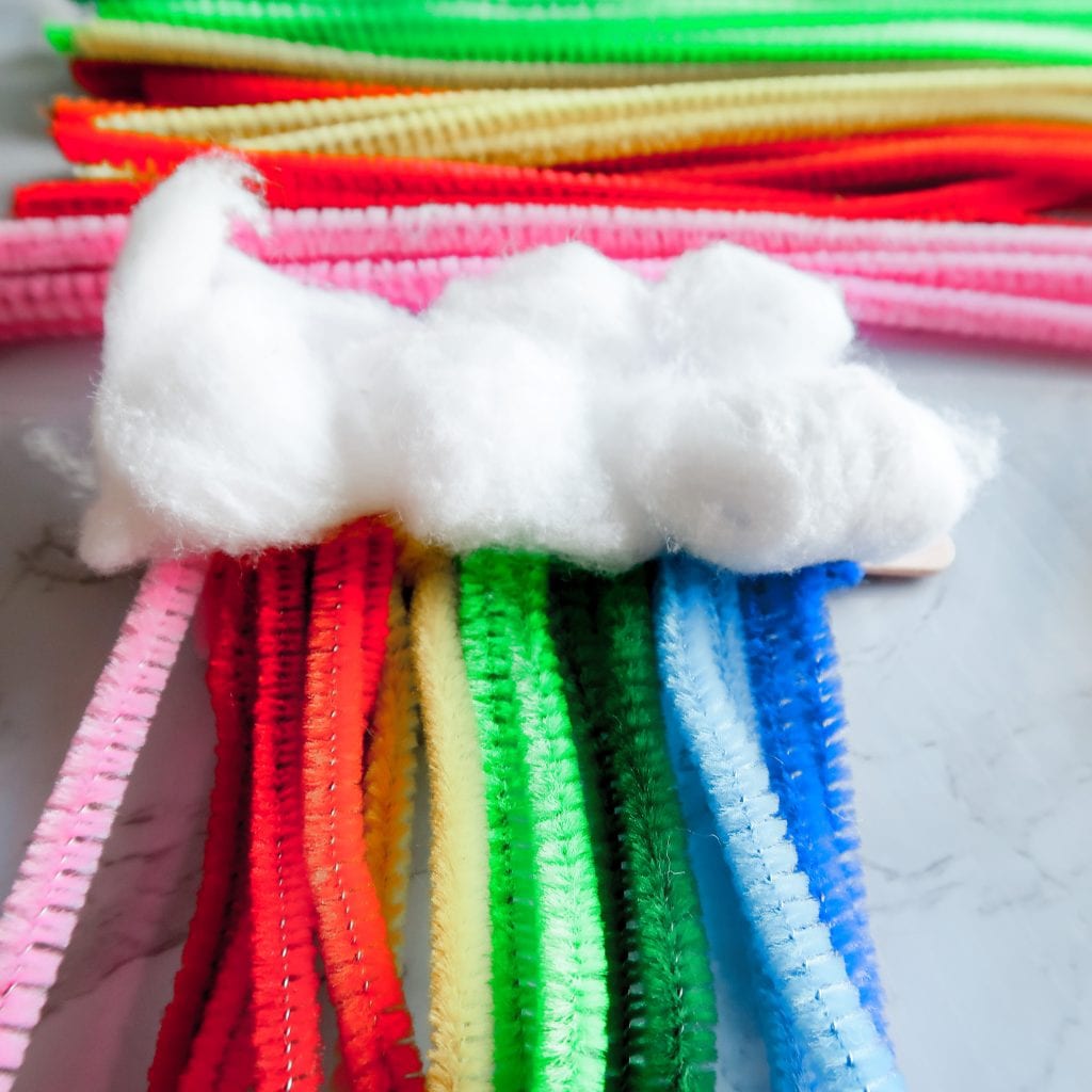 rainbow popsicle and pipecleaner craft - The Southerly Magnolia