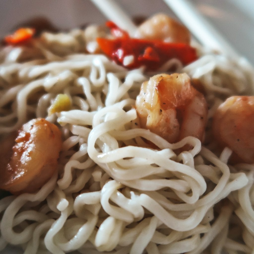 Quick and Easy Ramen Shrimp Bowls - The Southerly Magnolia