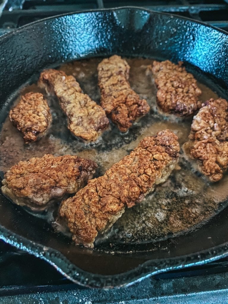 Fry the beef cutlet on each side - The Southerly Magnolia