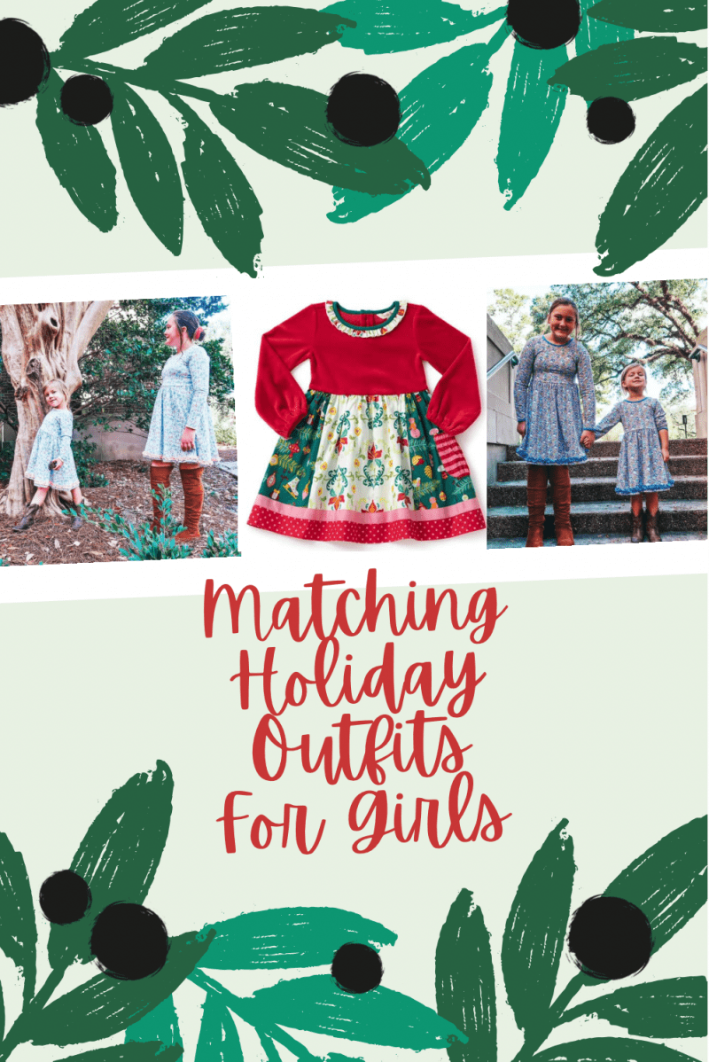 Matching Holiday Outfits for Girls - The Southerly Magnolia