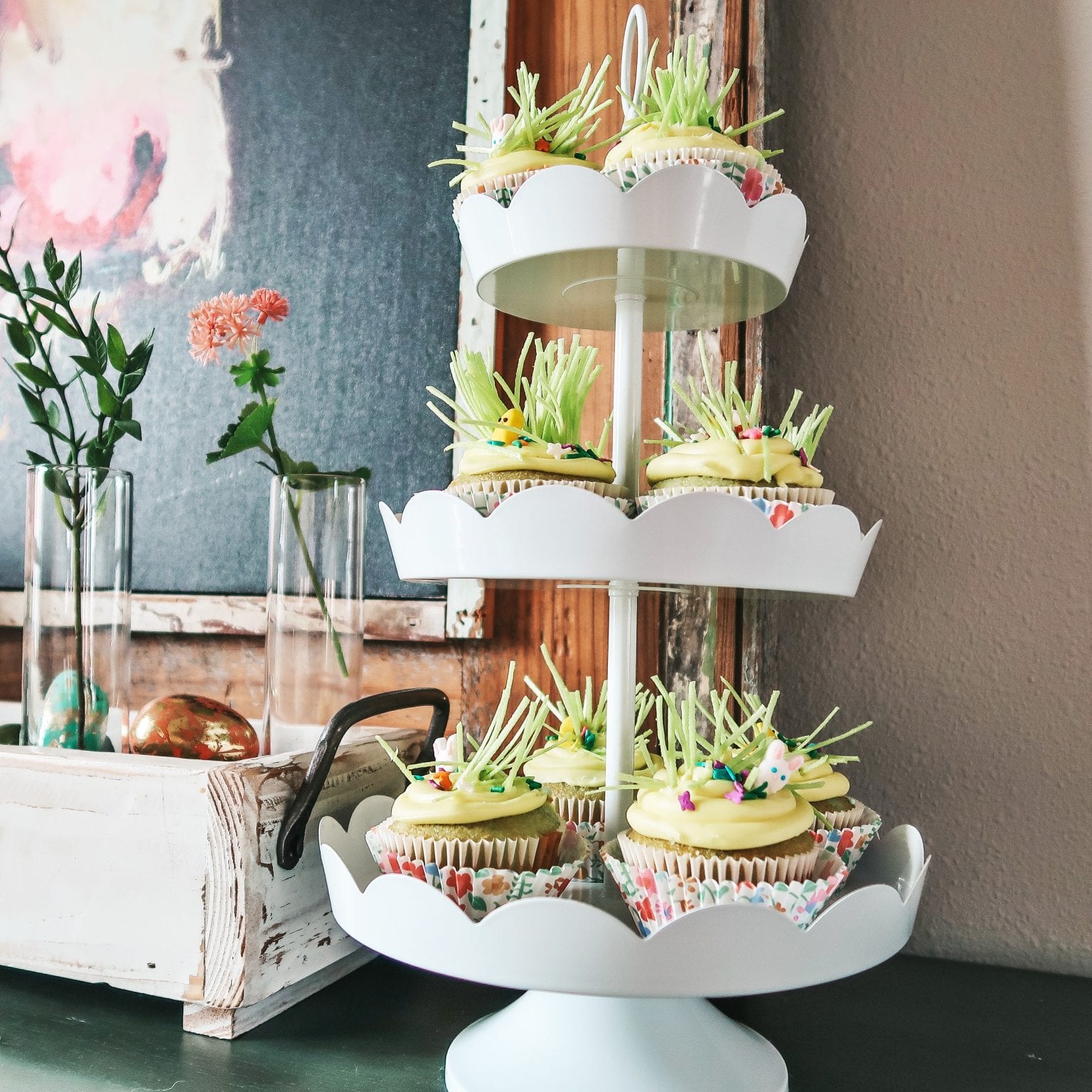 Spring Pinata Cupcakes - The Southerly Magnolia