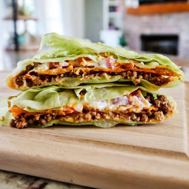 Keto Crunchwrap Supreme, Meal Prepping - The Southerly Magnolia