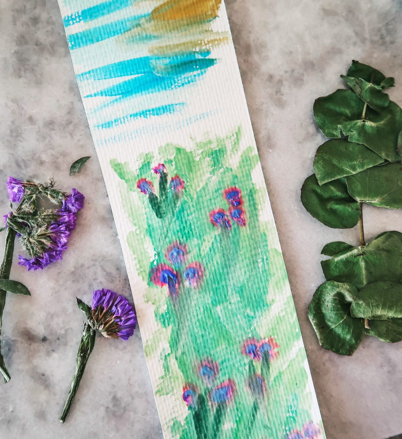 How to Make Laminated Flowers Bookmark - The Southerly Magnolia