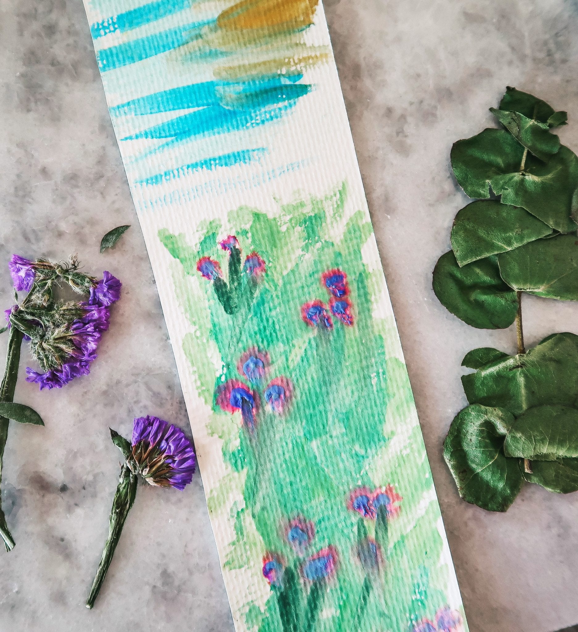 How to Make Laminated Flowers Bookmark - The Southerly Magnolia