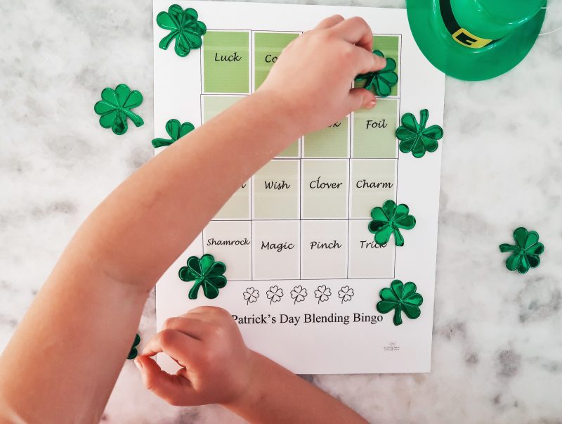 Blending Words Bingo for St. Patrick's Day - The Southerly Magnolia