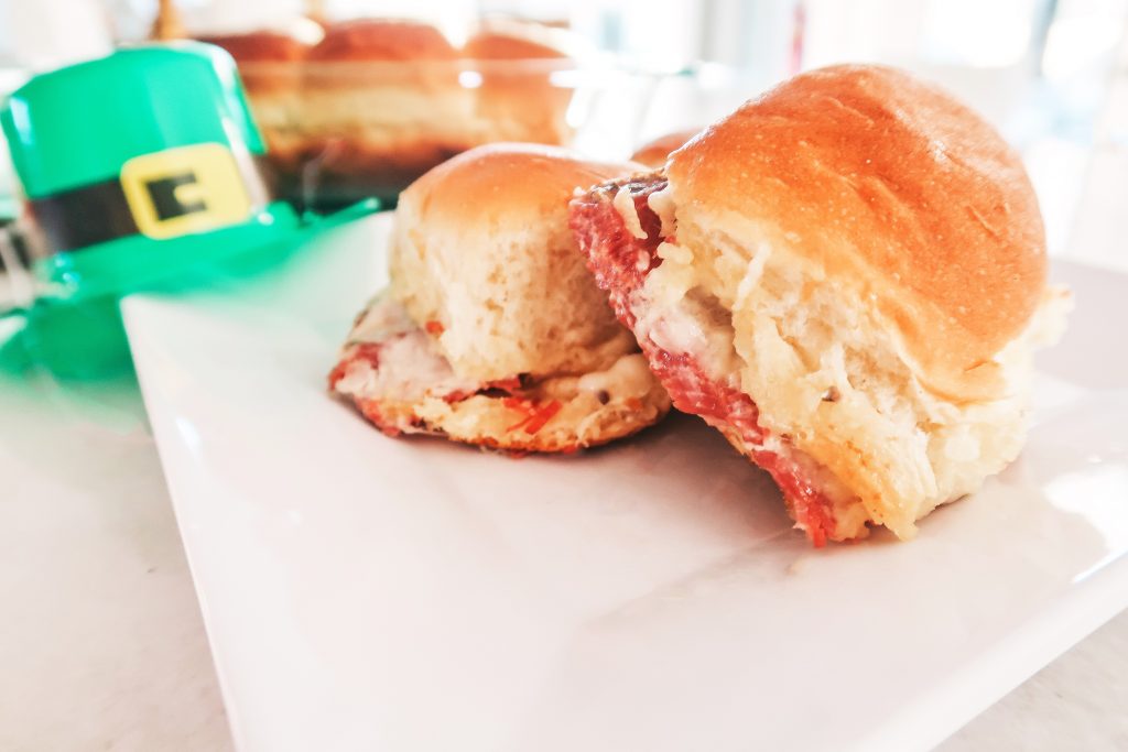 Corned Beef Sliders on Hawaiian buns - The Southerly Magnolia