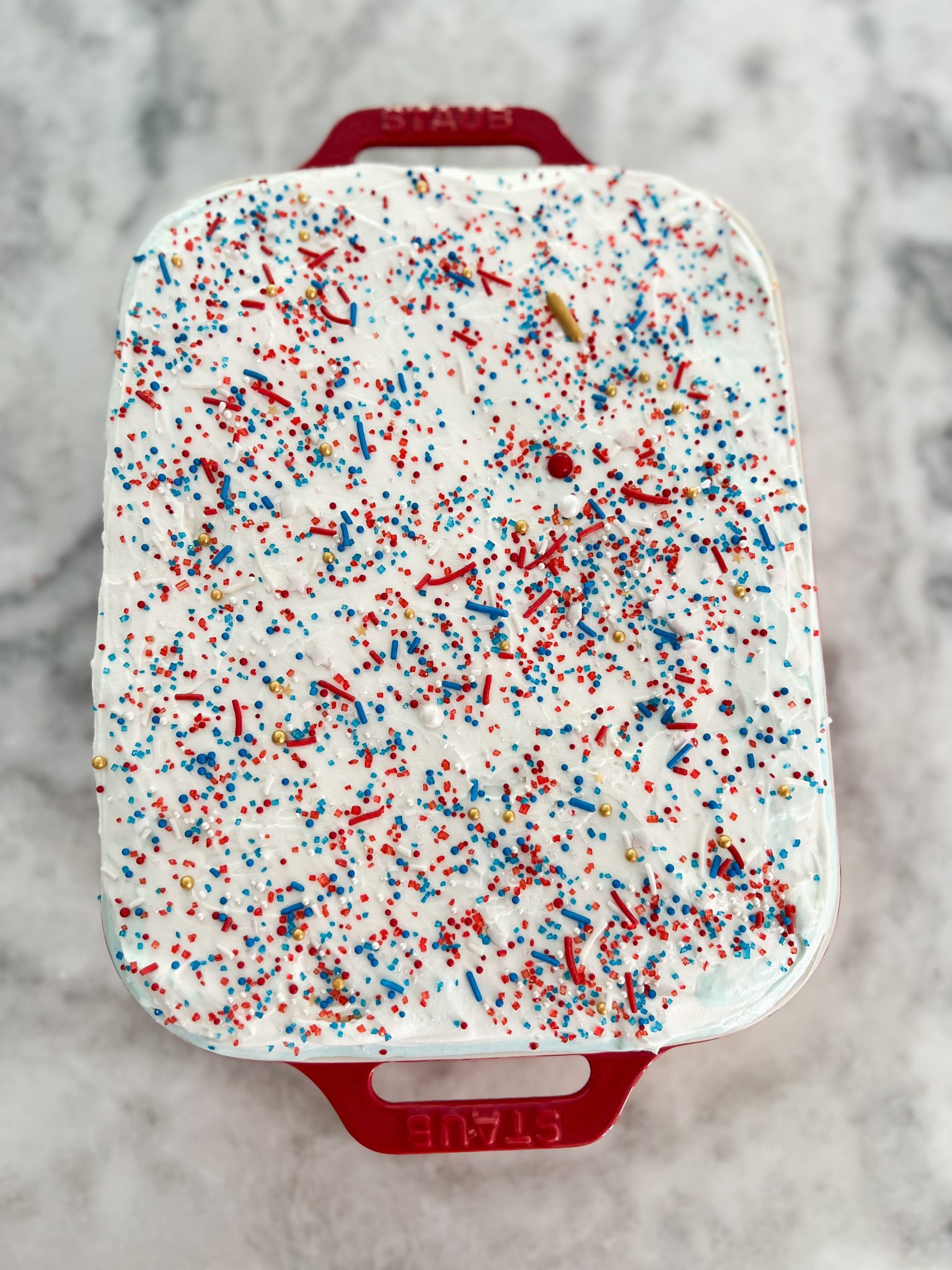 Dessert Lasagna : Red, White, and Blue - The Southerly Magnolia