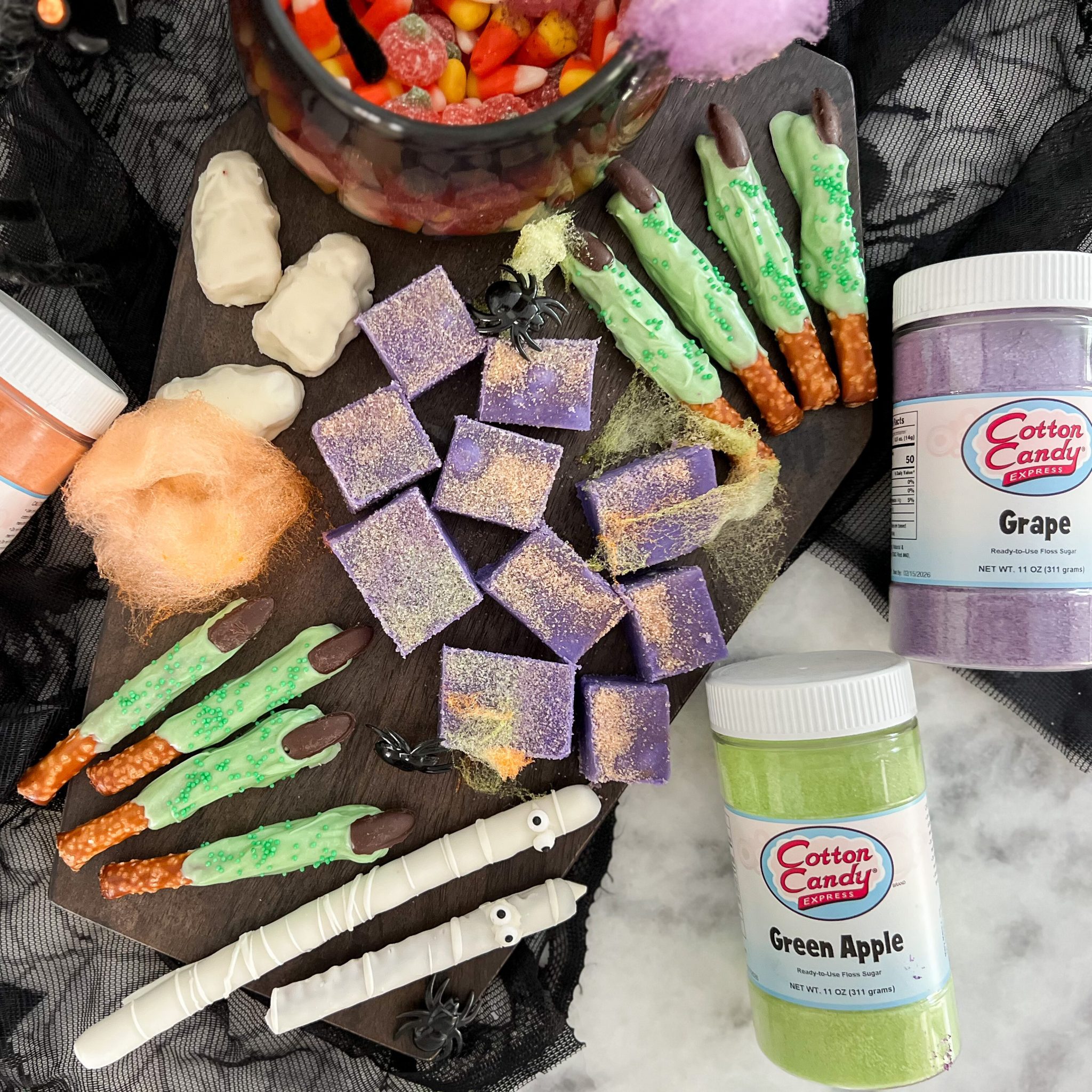 Spooky Candy Fudge - The Southerly Magnolia